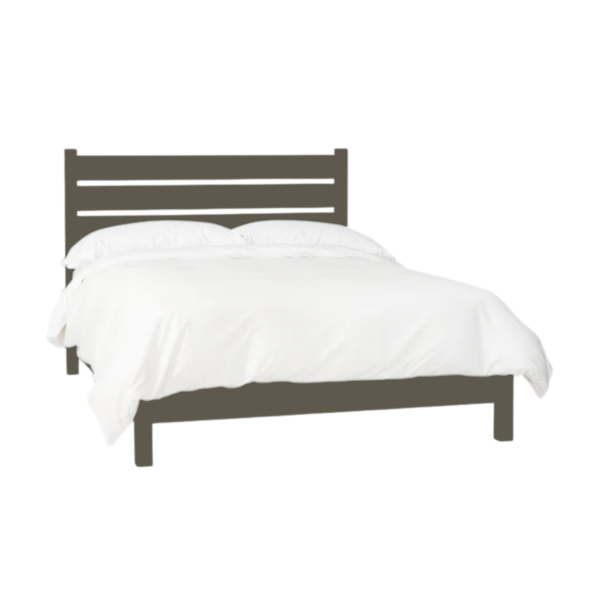 Queen Wyatt Platform Bed in Knotty